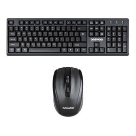 Combo De Mouse Óptico 1600 Dpi Y Teclado Inalámbrico Daewoo